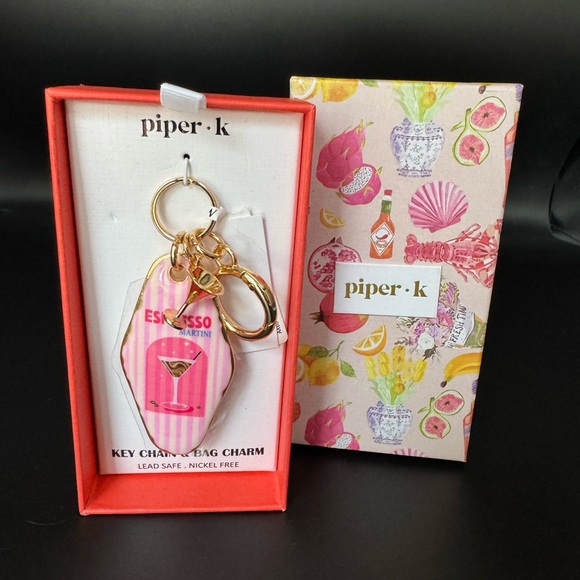 Piper K | Accessories | Piper K Espresso Martini Key Chainbag Charm ...